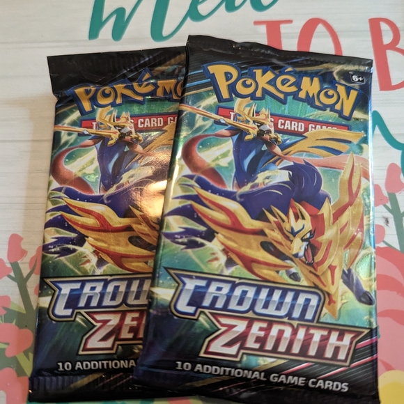 Pokemon | Toys | 2 Pks Pokemon Tcg Crown Zenith Cards Per Pack New ...